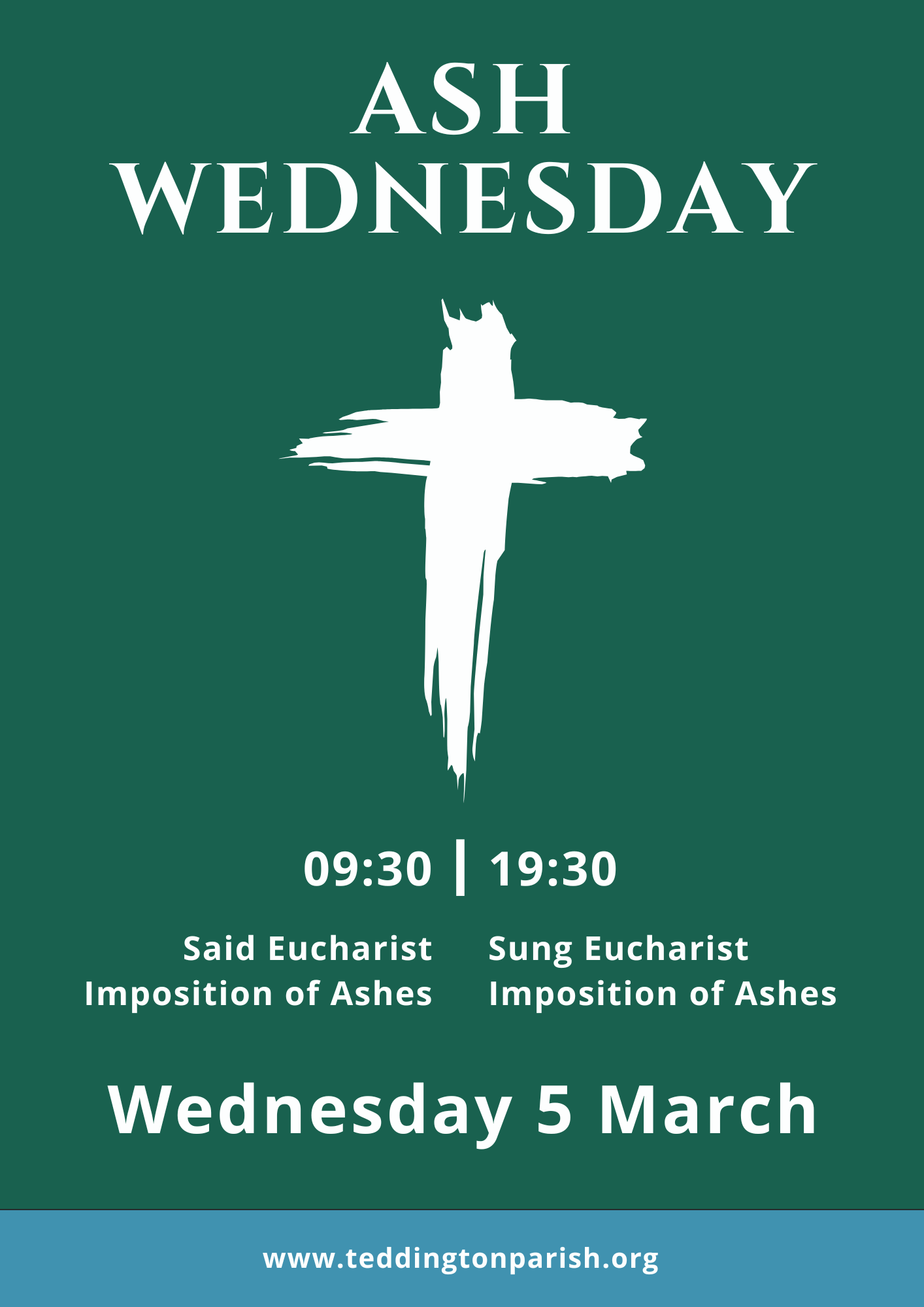 Ash Wednesday Services: 5 March - Teddington Parish